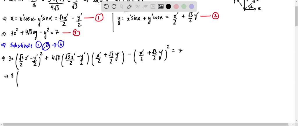 SOLVED:Use the Principal Axes Theorem to perform a rotation of axes to ... SOLVED:Use the Principal Axes Theorem to perform a rotation of axes to ...