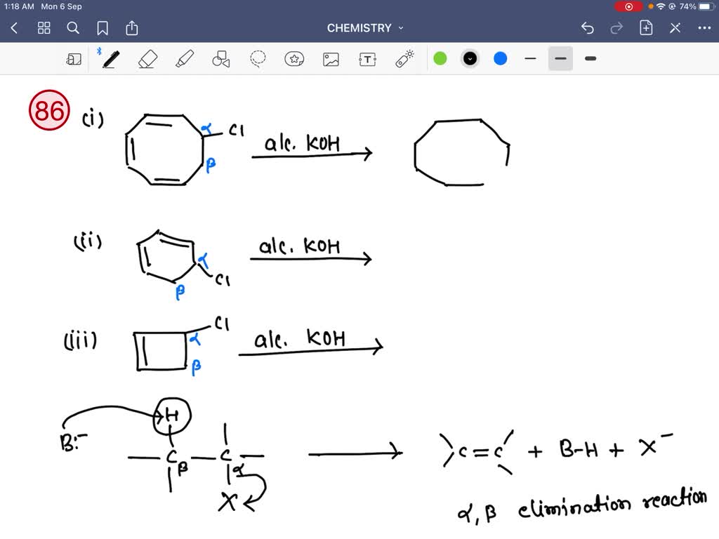 Identify correct reactivity order for E2 reaction with alcoholic KOH ...