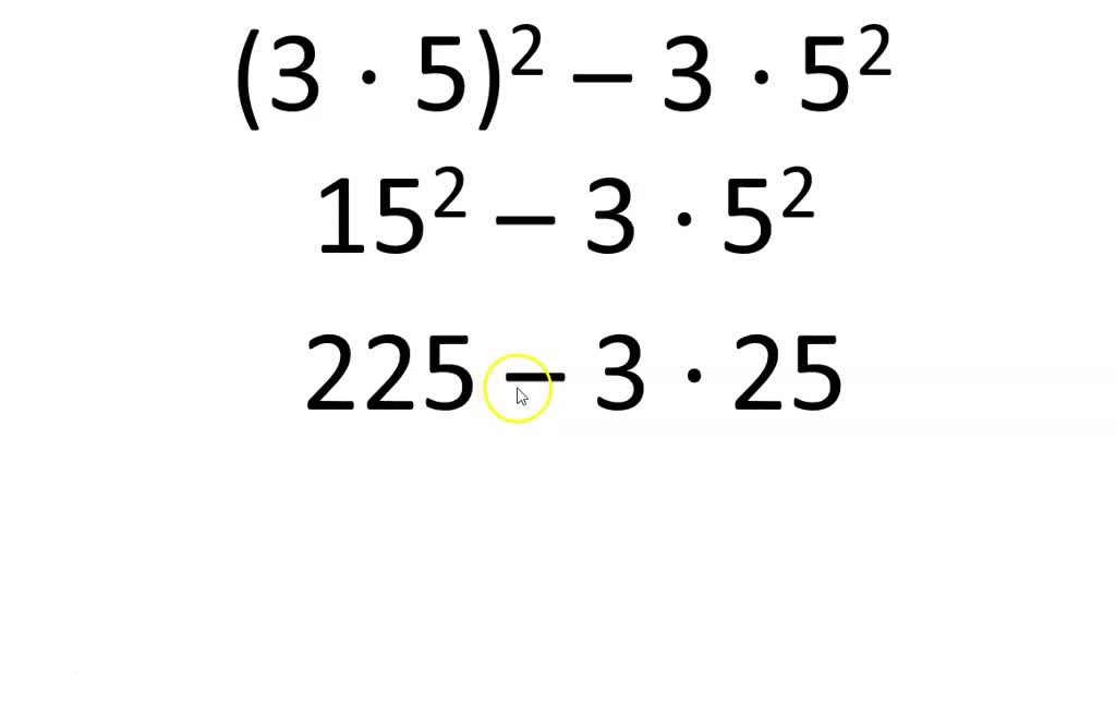 SOLVED Use The Order Of Operations To Find The Value Of Each Expression