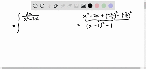 SOLVED:57-58 Evaluate the integral by completing the square and using Formula 6 . ∫(d x)/(x^2-2 x)
