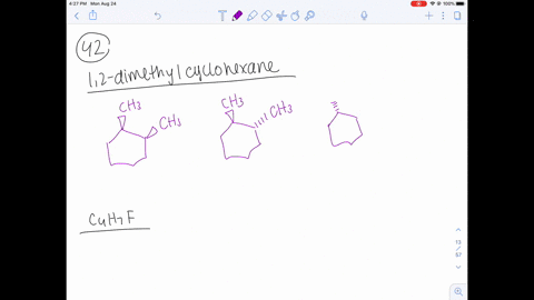 SOLVED:Cis-trans isomerism is also possible in molecules with rings ...