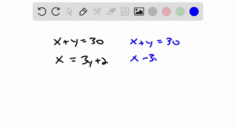SOLVED:The sum of two numbers is 30 . The larger is 2 more than three times the smaller.
