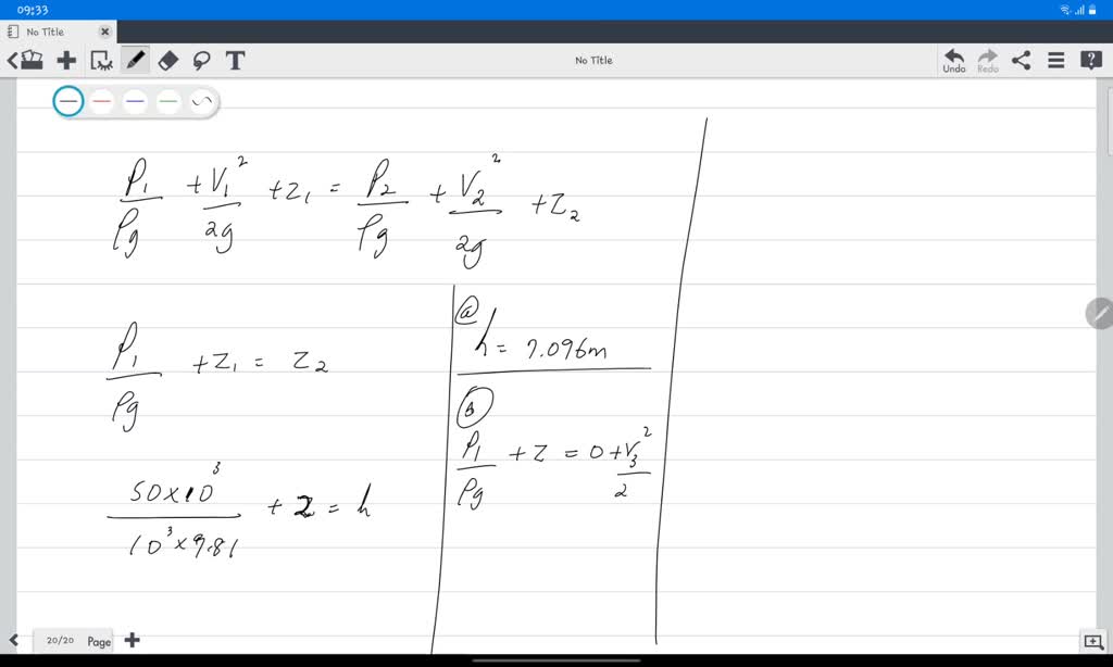 Water (assumed frictionless and incompressible) flows steadily from a ... Water (assumed frictionless and incompressible) flows steadily from a ...