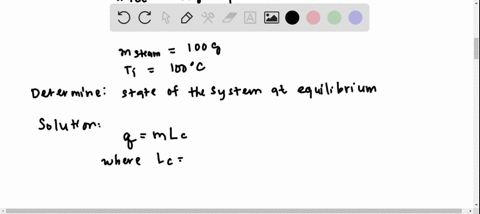 ⏩SOLVED:Determine the result when 100 g of steam at 100^∘ C is… | Numerade
