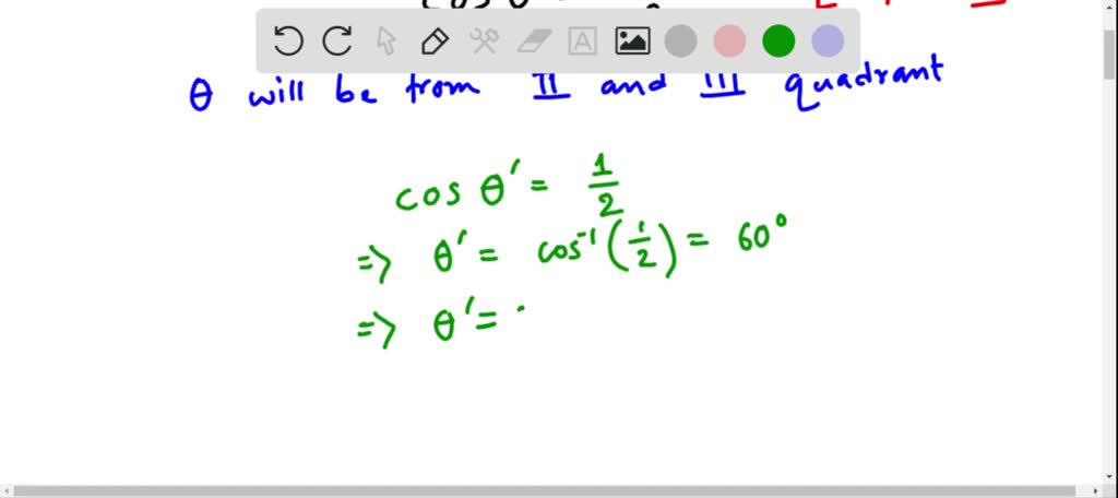 Solvedfind All Values Of θ If θis In The Interval 0∘ 360∘ And Has The Given Function