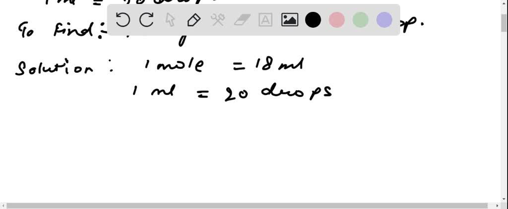SOLVED: The volume of one mole of water at 277 K is 18 ml. One ml of ...
