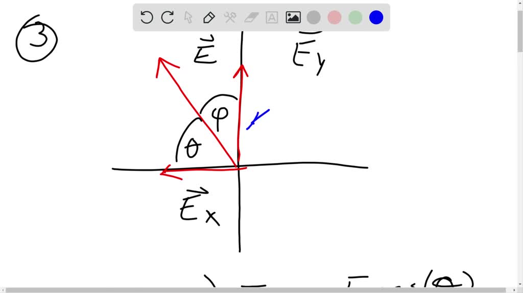 SOLVED:What are the x - and y -components of vector \vec{E} in terms of ...