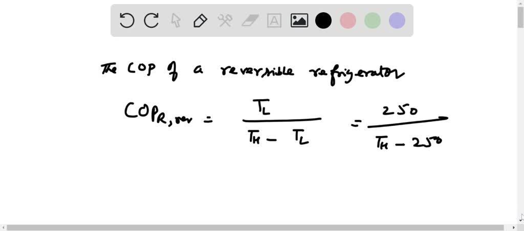 ⏩SOLVED:Calculate and plot the COP of a completely reversible… | Numerade