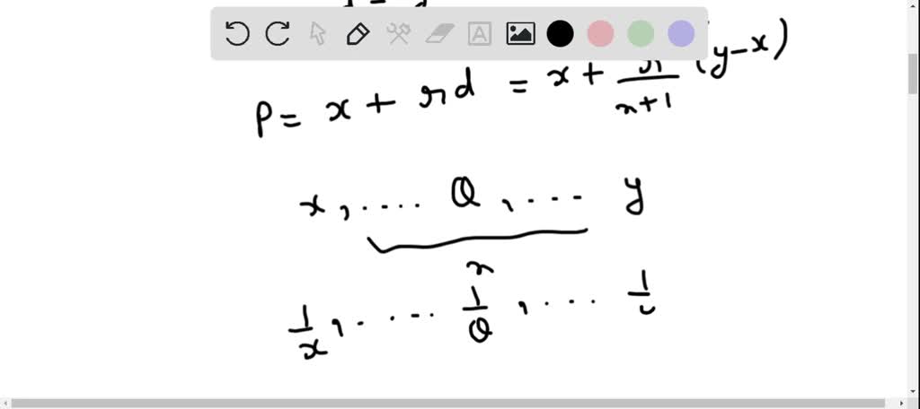 SOLVED:Let x and y be two positive real numbers. Let P be the r th mean ...