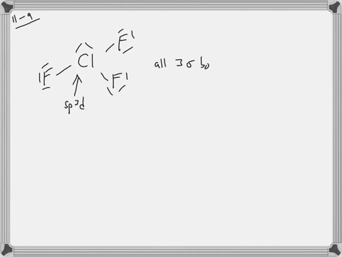 SOLVED:Describe a hybridization scheme for the central Cl atom in the ...