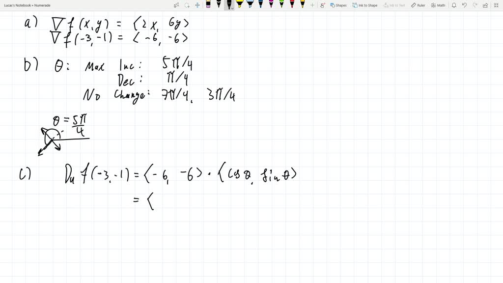 SOLVED:A function f and a point P are given. Let θcorrespond to the ...