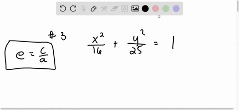 ⏩SOLVED:Use the following definition. The eccentricity of an ellipse ...
