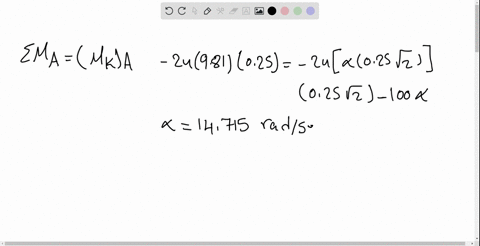 SOLVED:The uniform 24 -kg plate is released from rest at the position shown. Determine its ...