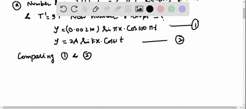 A standing-wave pattern is observed in a thin wire with a length of 3. ...