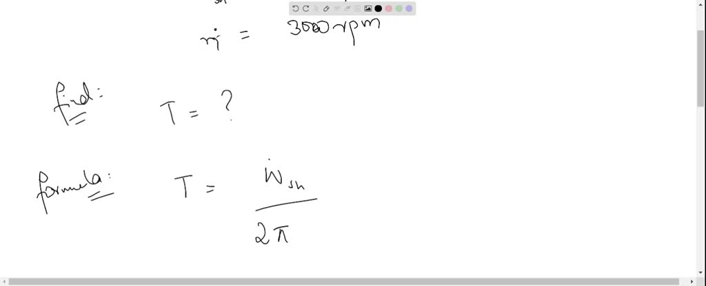 Determine the torque applied to the shaft of a car that transmits 225 ...