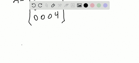 ⏩SOLVED:Evaluate the determinant of the given matrix by inspection ...