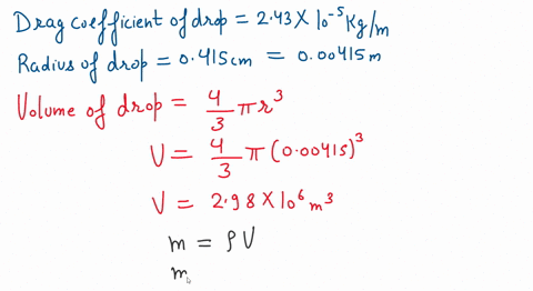 ⏩SOLVED:What is the acceleration of a raindrop that has reached half ...
