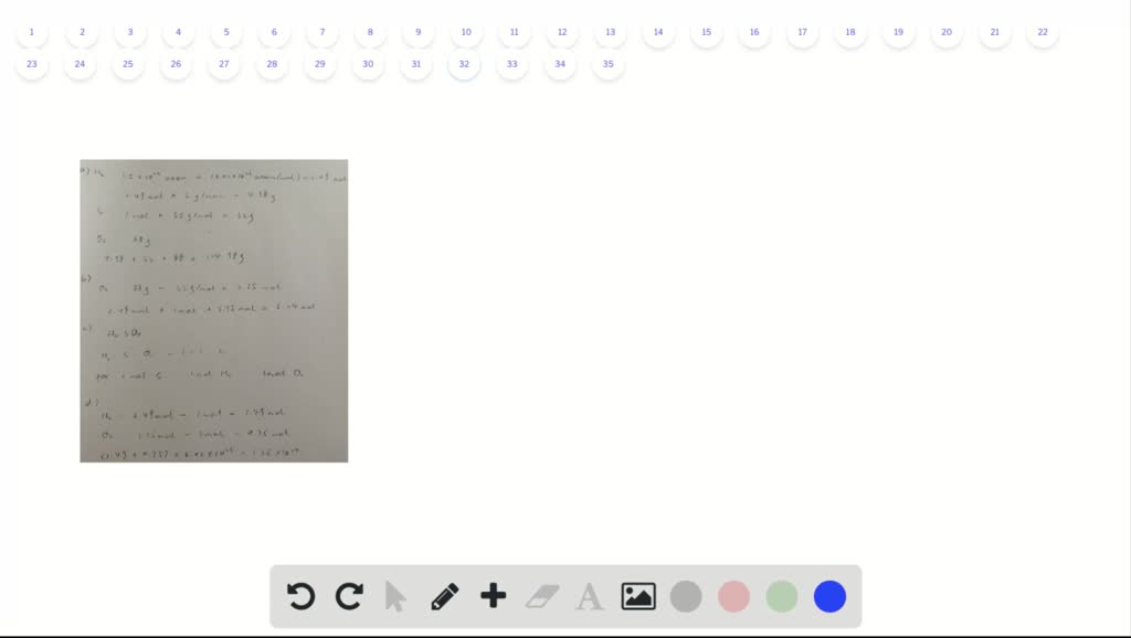 SOLVED:The following quantities are placed in a container: 1.5 ×10^24 atoms of hydrogen, 1.0 mol ...
