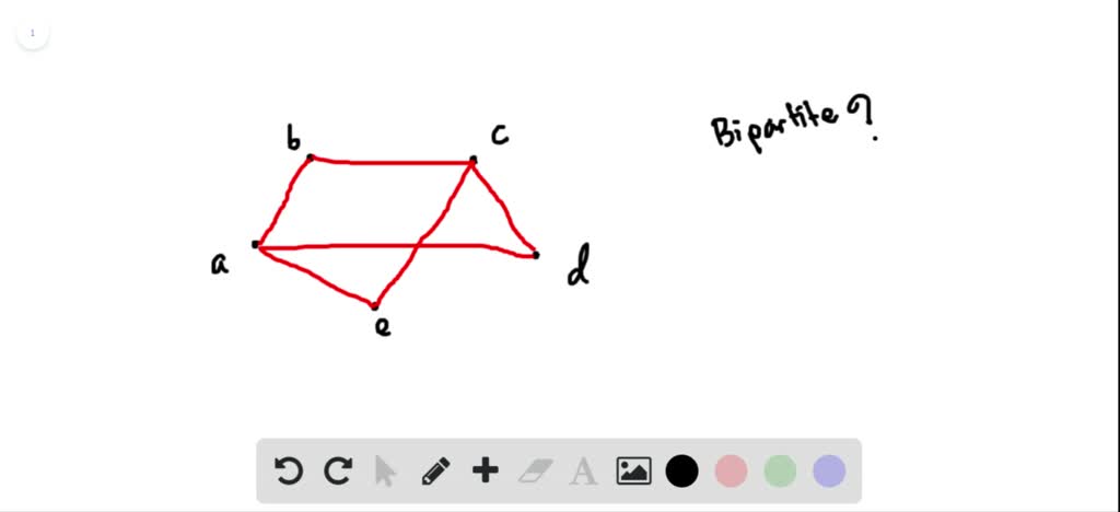 In Exercises 21 25 Determine Whether The Graph Is Bipartite You May Find It Useful To Apply
