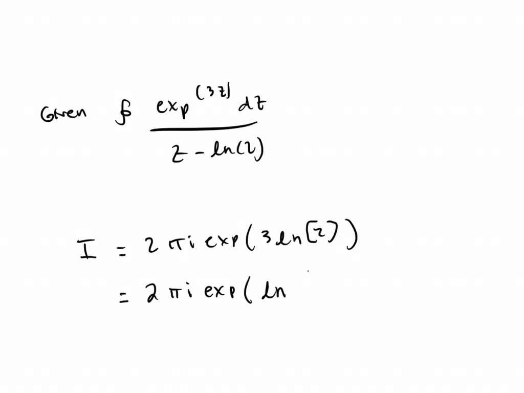 Using the Cauchy integral theorem, evaluate the contour integral (5 z d ... Using the Cauchy integral theorem, evaluate the contour integral (5 z d ...