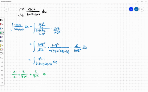 SOLVED:Weierstrass Substitution use the following substitution, called ...