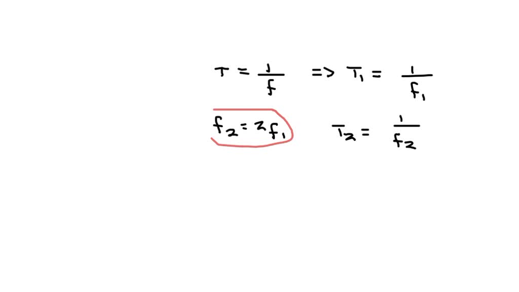 ⏩SOLVED:Concept Check If the frequency of a motion is doubled, what… | Numerade