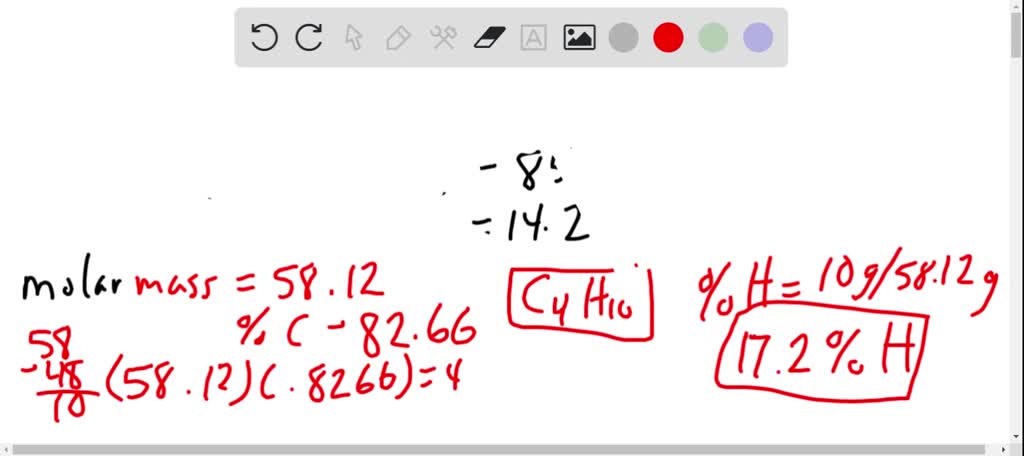 Complete the table of compounds that contain only carbon and hydrogen ...