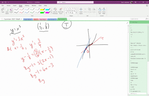 SOLVED:Tangent Line Find the constants a, b, and c so that the graph of ...