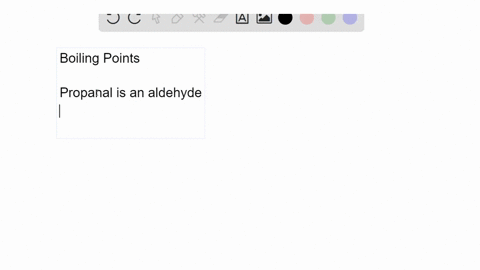 Propanal an aldehyde with the formula ch3ch2cho and n...