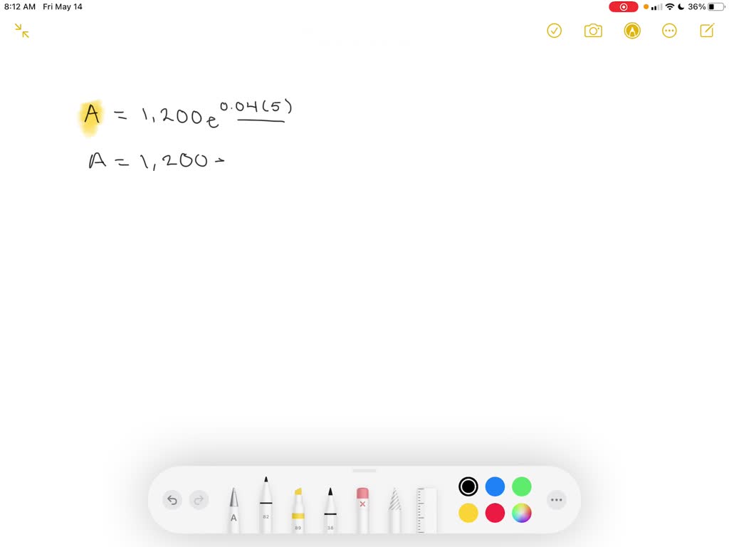 SOLVED Solve For The Variable To Two Decimal Places A 1 200 E 0 04 5 
