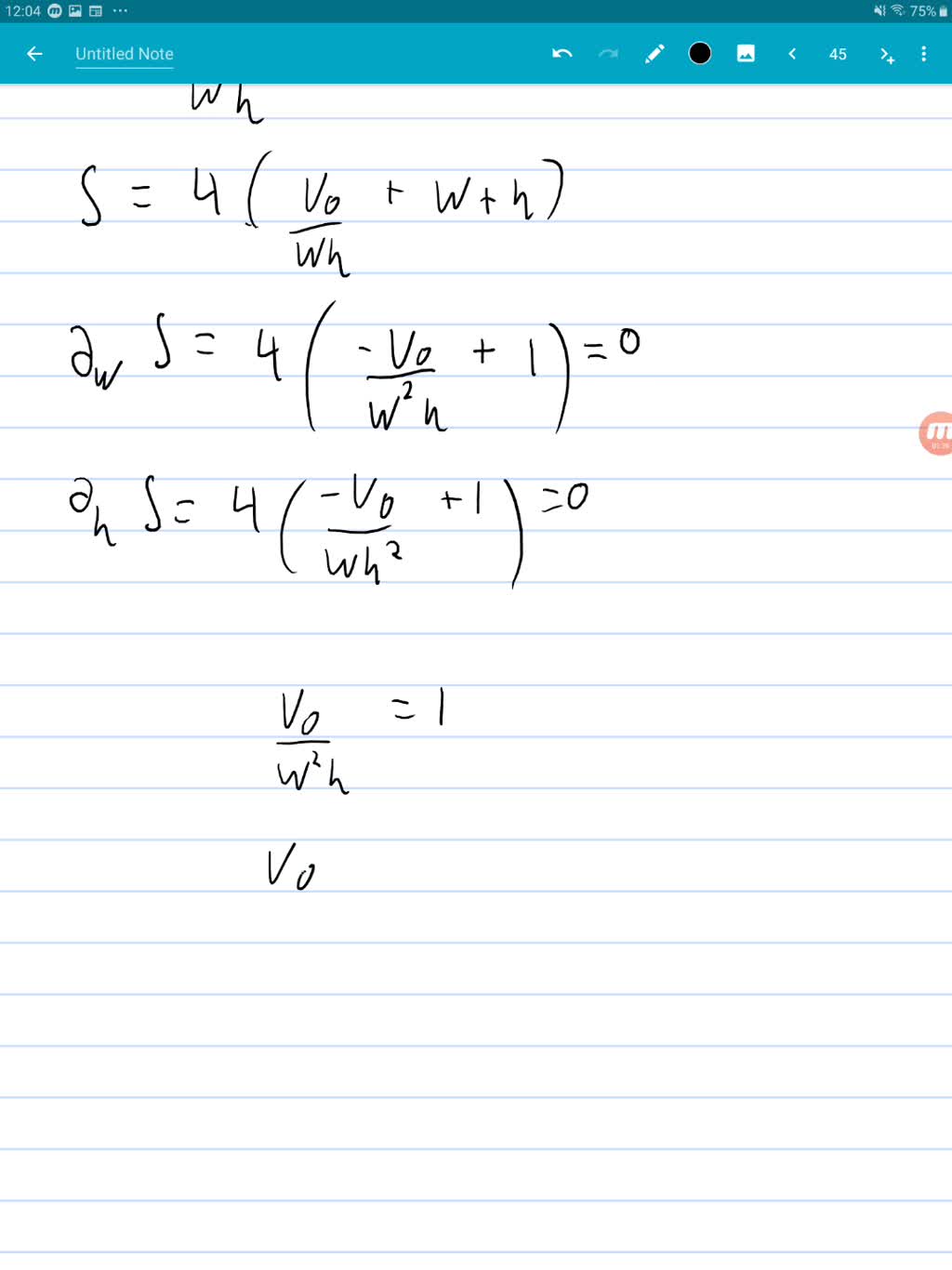 ⏩SOLVED:Find the dimensions of the rectangular box of volume V0 for… | Numerade