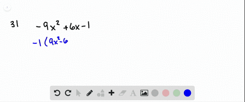SOLVED:The following is a list of random factoring problems. Factor each expression. If an ...