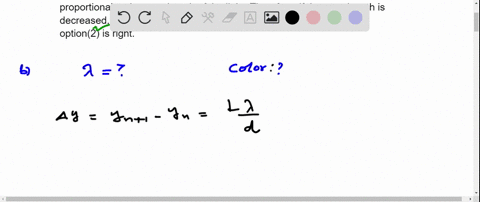 SOLVED:(a) If the wavelength used in a double-slit experiment is ...