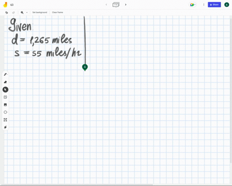 ⏩SOLVED:How long would it take to travel 1,265 miles at 55 miles per ...