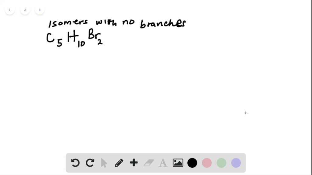 SOLVED: Draw and name all of the structural isomers possible for an alkyl halide with no ...