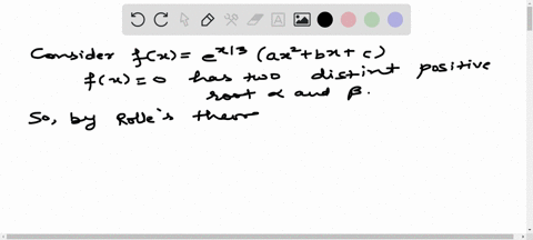 SOLVED:If the equation a x^2+b x+c=0 has two distinct positive roots ...