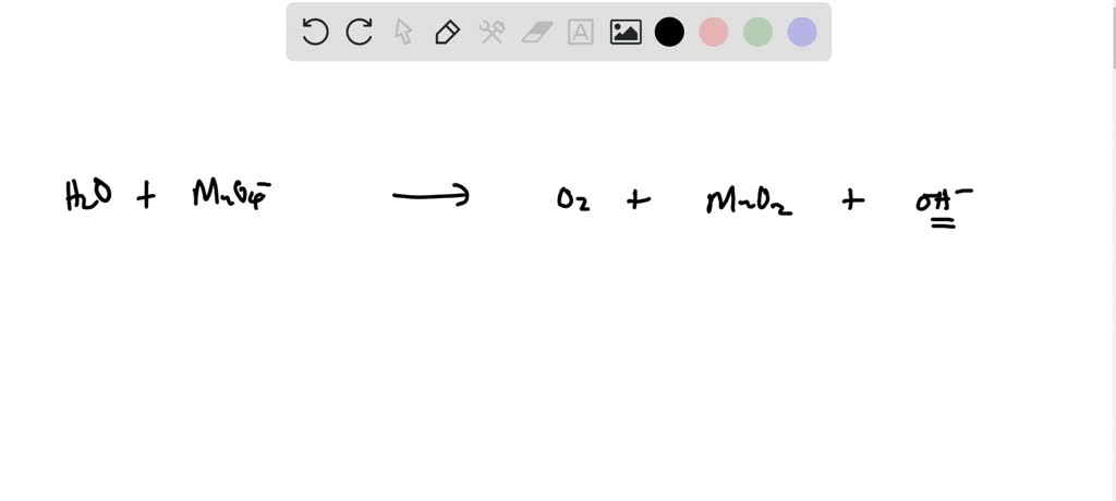 Aqueous solutions of potassium permanganate decompose according to MnO4 ...