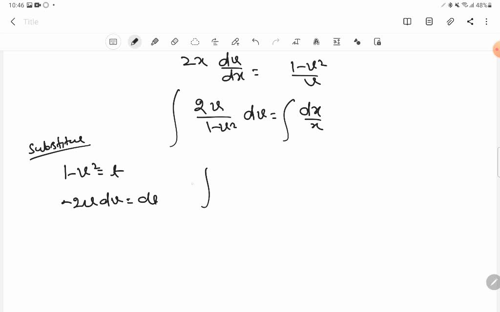 SOLVED:Solve the homogeneous differential equation in terms of x and y ...