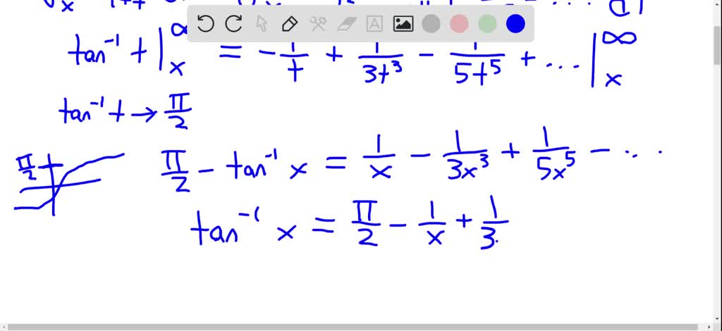Show that the power series for cosωt, when integrated, can be used to ...