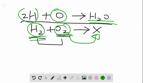 SOLVED:Hydrogen reacts explosively with oxygen. However, a mixture of ...