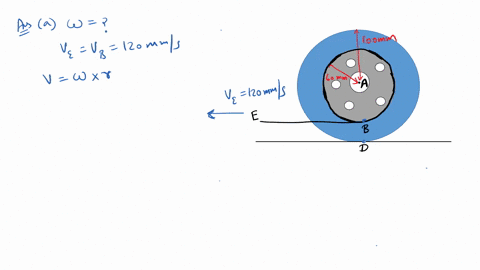 SOLVED: A 60 -mm-radius drum is rigidly attached to a 100-mm radius ...