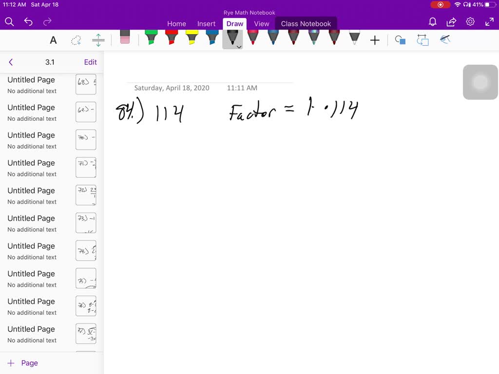 SOLVED:List all the factors of the number. 114