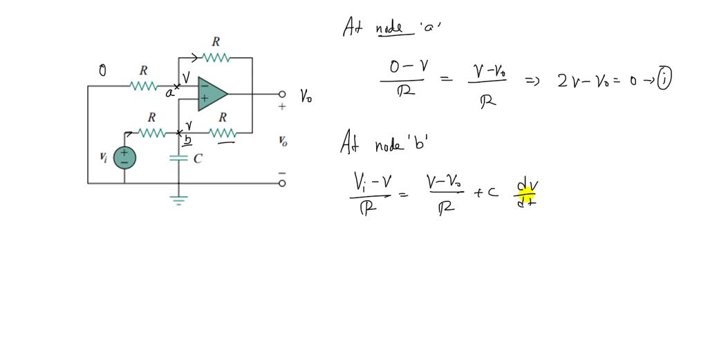 SOLVED:Show that the circuit in Fig. 6.83 is a noninverting integrator.