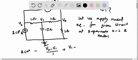 SOLVED:Use nodal analysis to find 𝐕o in the circuit in Fig. P 8.70.