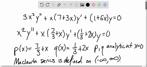 SOLVED:Show that the indicial equation of the given differential ...