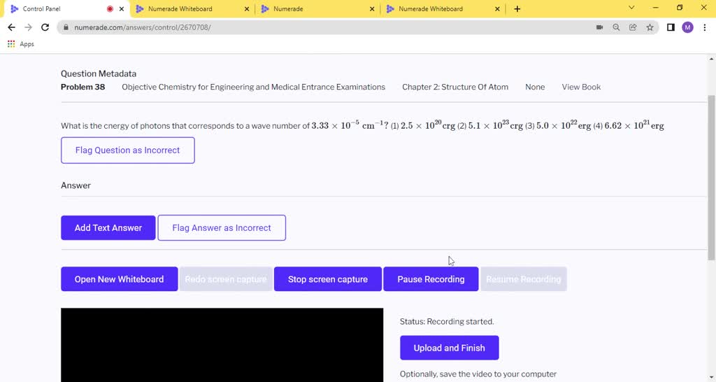 SOLVED:If a cluster can be broken up by a photon with a wave number of ...