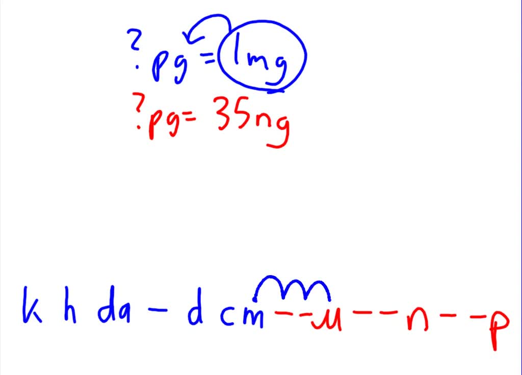 SOLVED How Many Picograms Are In 1 Mg In 35 Ng SOLVED How Many Picograms Are In 1 Mg In 35 Ng