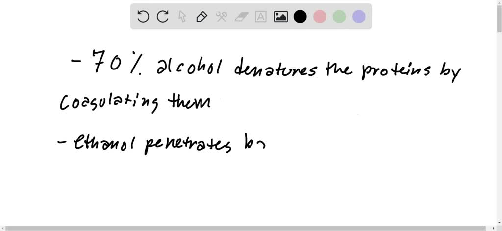 SOLVED:Why do nurses and physicians use 70 % alcohol to wipe the skin ...