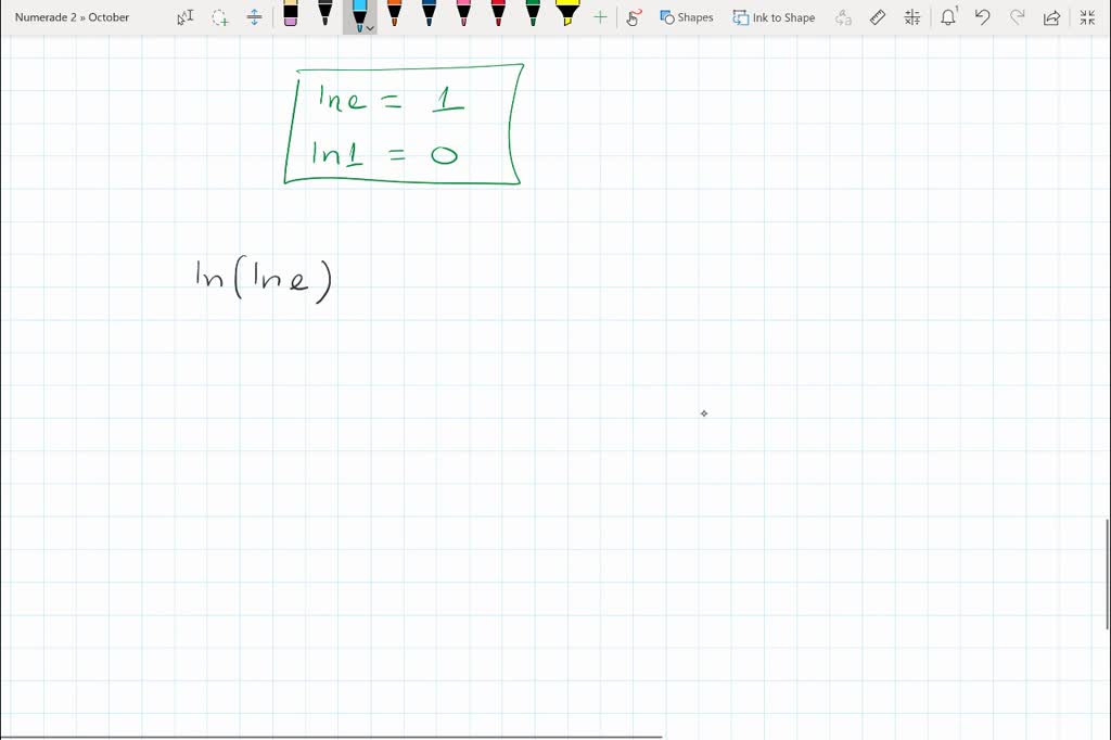 ⏩SOLVED:Simplify the following expressions. ln(lne) | Numerade