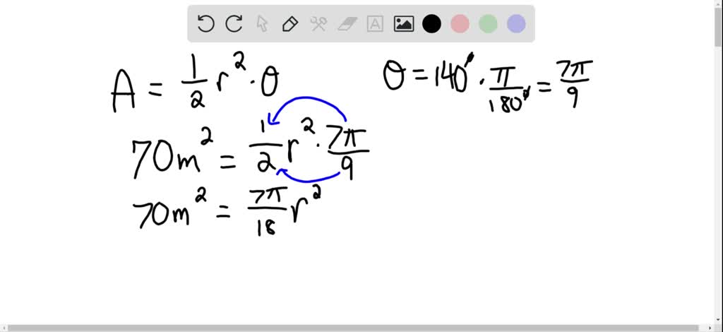⏩SOLVED:Area of a Circular Sector These exercises involve the… | Numerade